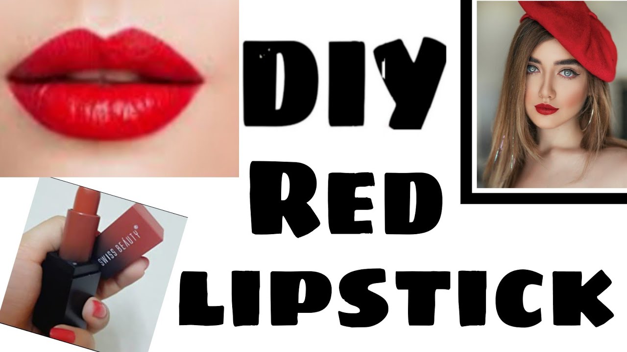 How to make red lipstick at home | diY lipstick | no food color no ...