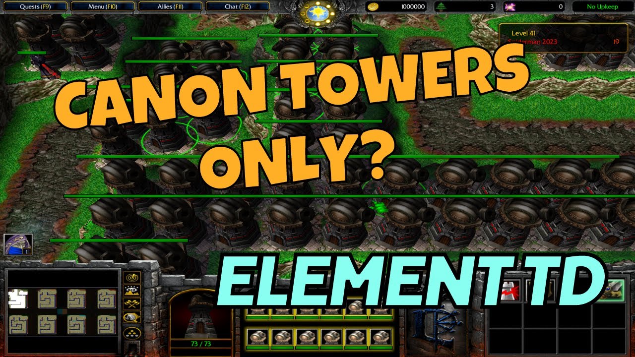 ARE CANON TOWERS ENOUGH TO WIN ELEMENT TD? UNEXPECTED ENDING (SPOILER ...