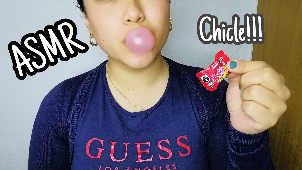 🍬ASMR Español | Hablando y Masticando chicle | mi primer video de ASMR ...