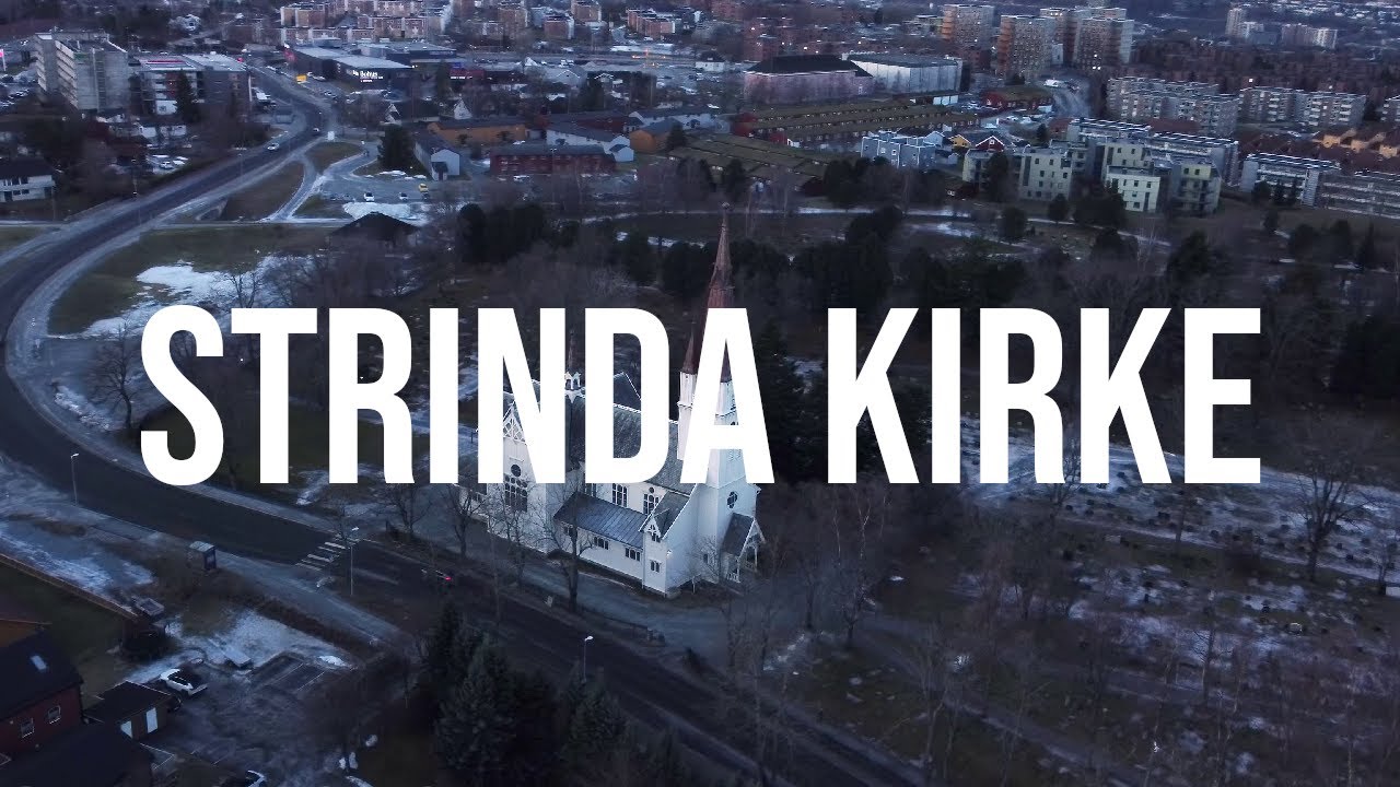 Strinda Kirke, Trondheim, Norway from Above: DJI Mini 2 | 4K24 | Drone ...