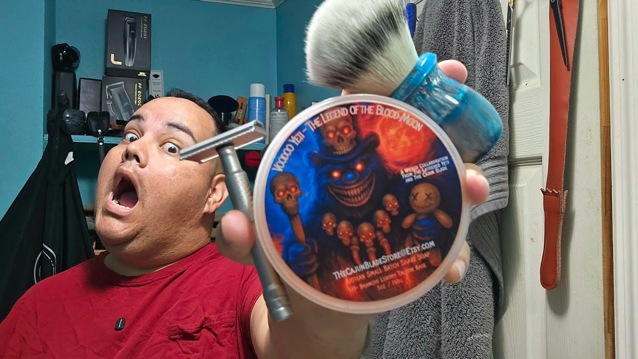 🌕 Blood Moon Ritual Shave | Voodoo Yeti Legend & Blutt BR 1.20 - YouTube