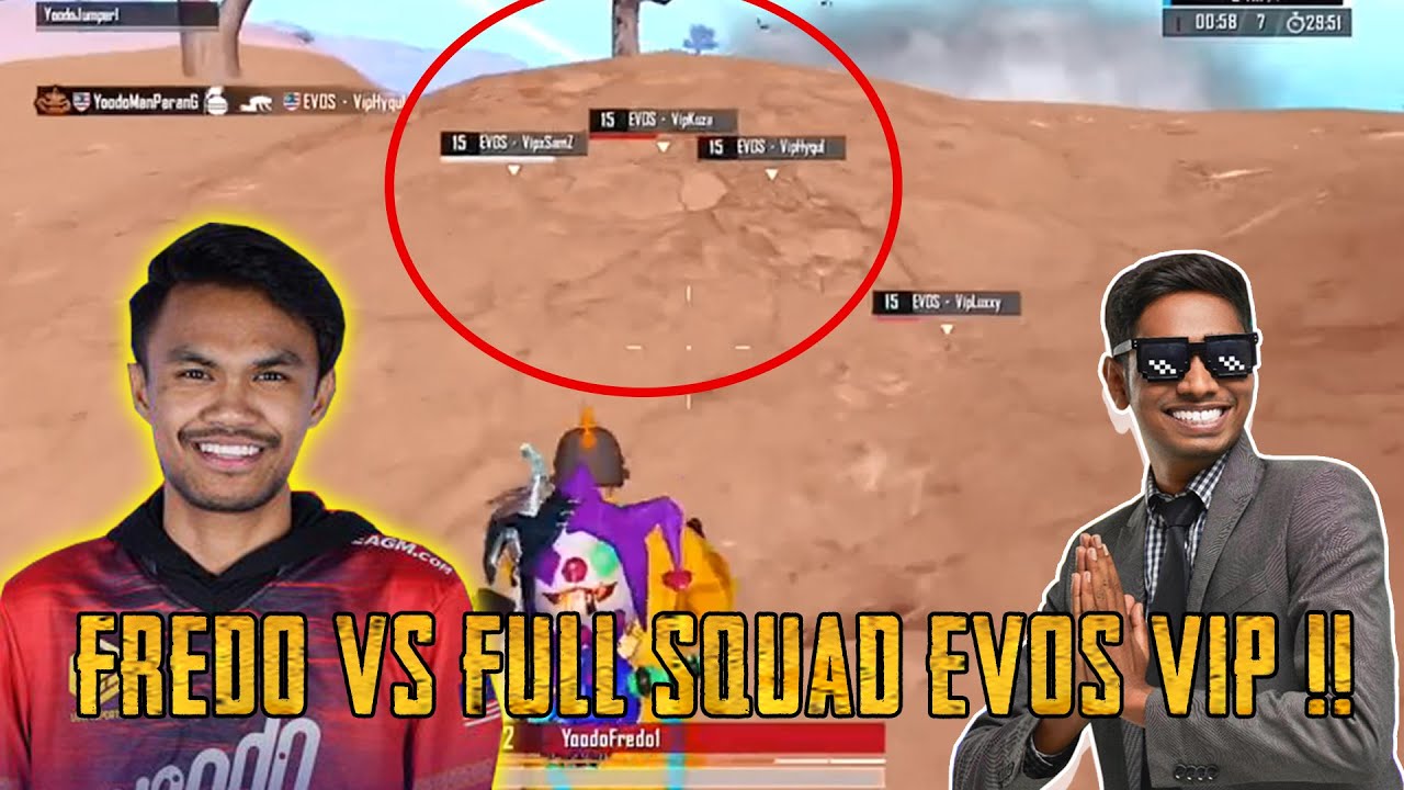 Fredo Push Evos Vip Seorang Diri Auto Rata !! Scrim Onthego | PUBG ...