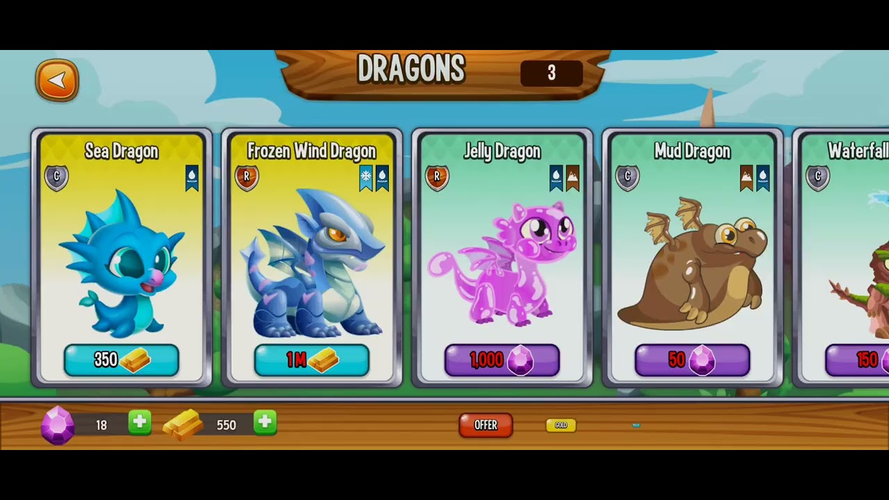 Frozen Wind Dragon Dragon City