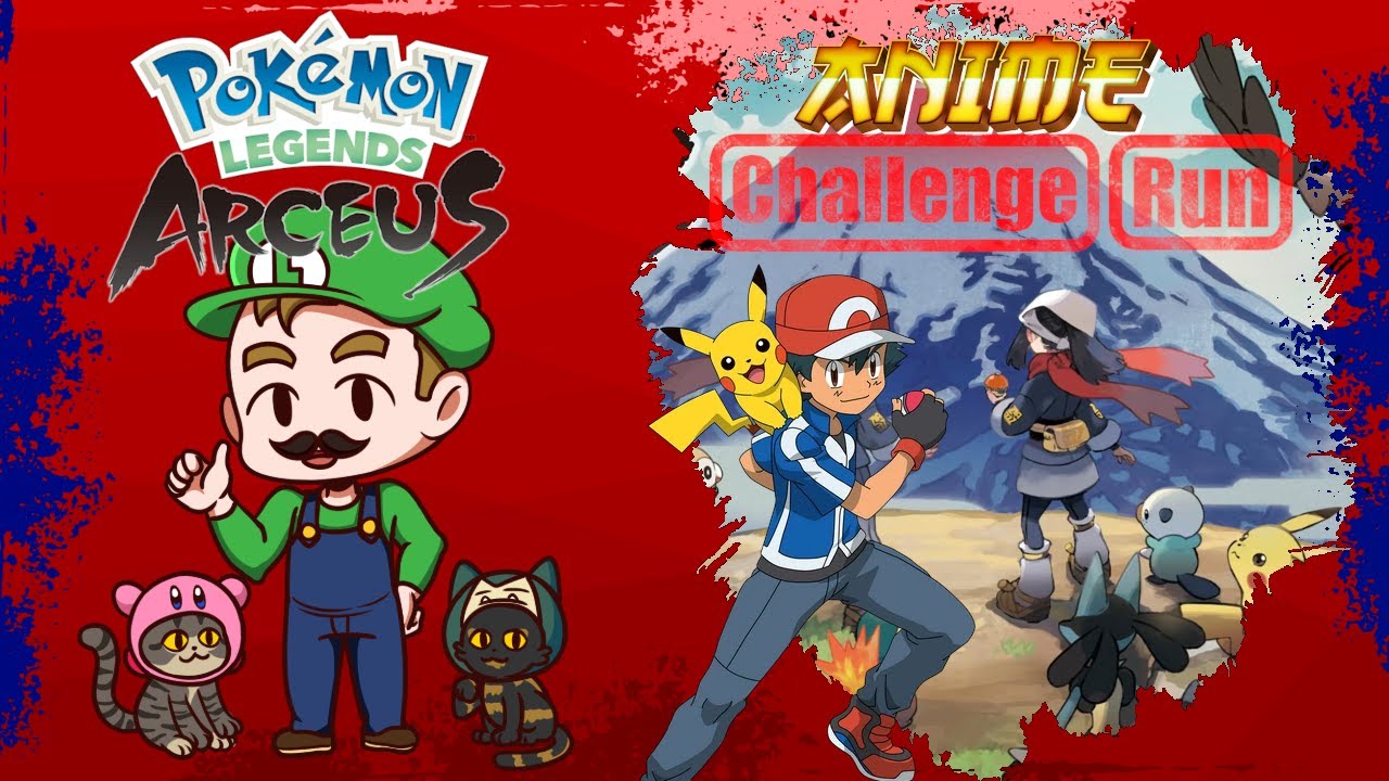 Pokémon Legends Arceus: The Anime Challenge Run - YouTube