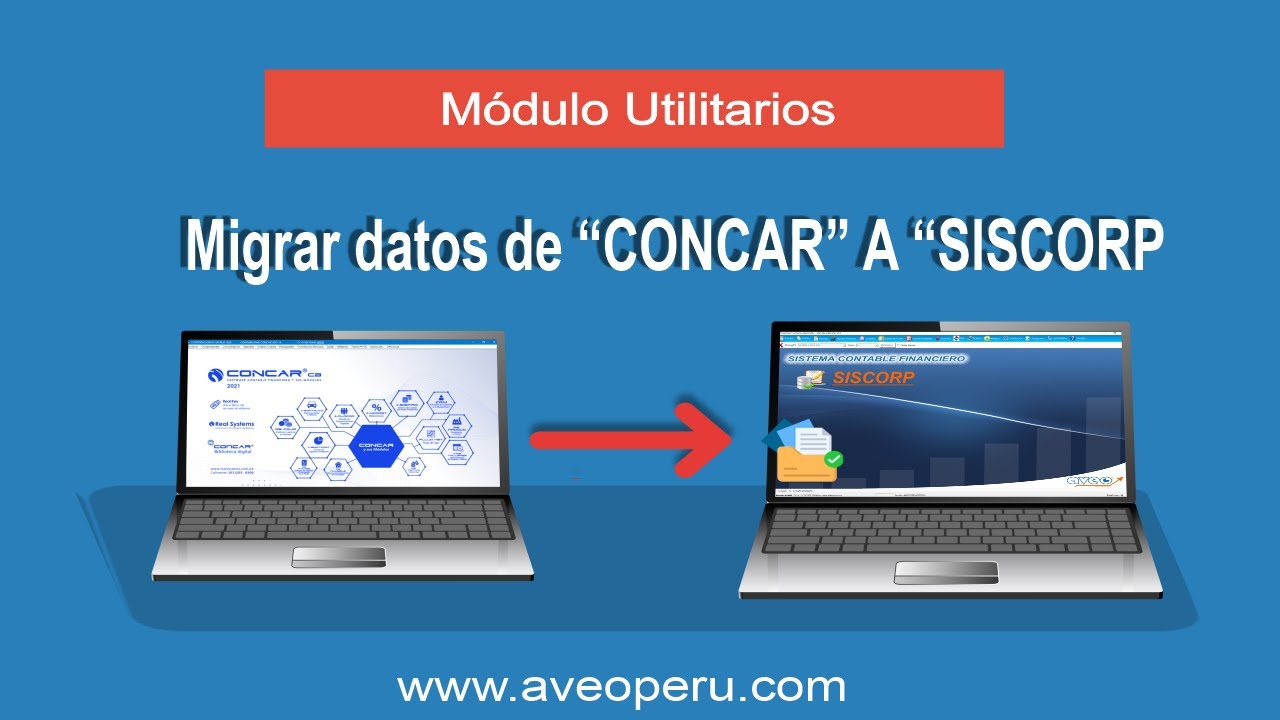 MIGRACIÓN DE DATOS CONCAR A SISCORP - YouTube