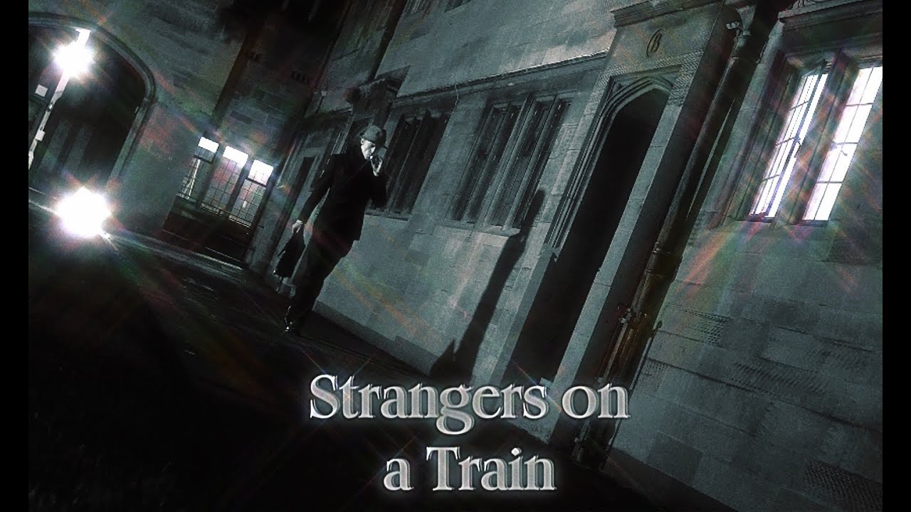 Remake of a scene from Alfred Hitchcock's 'Strangers on a Train' (1951 ...