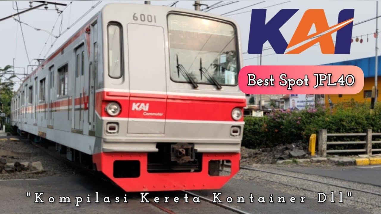 KRL TM6000-JR205 & Kereta Api Lokomotif CC 206-CC204-CC201 Best Spot ...