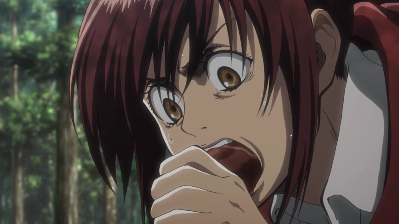 Attack on Titan: Sasha and her father talk - YouTube