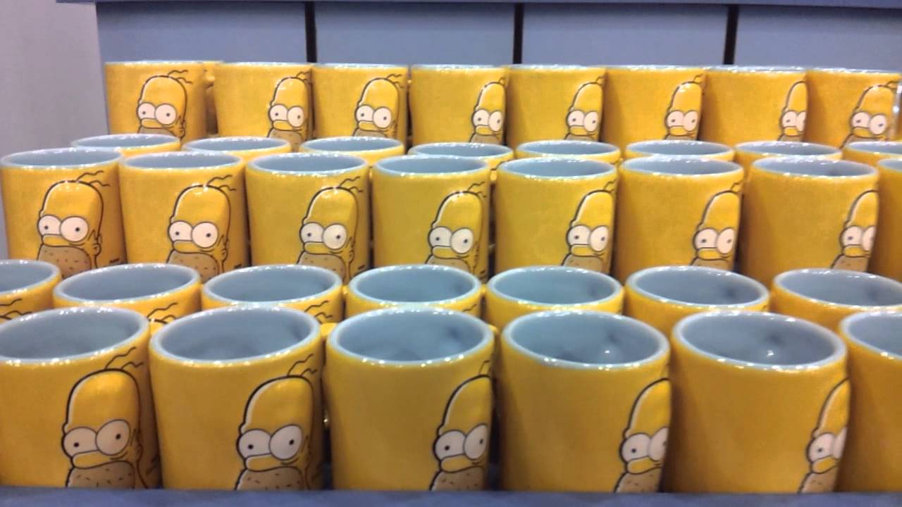 Homer Simpson Cups - YouTube