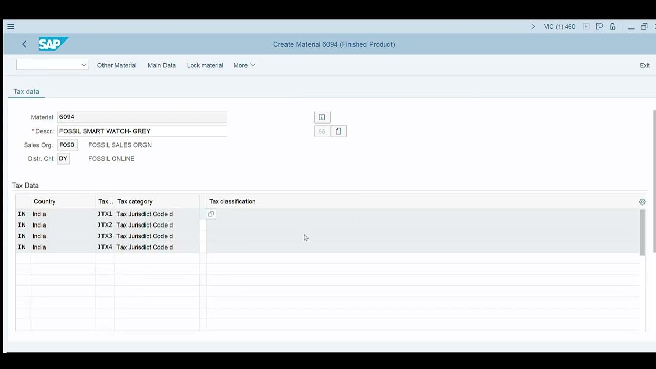 Material Master Data Creation -SAP S4 HANA - YouTube