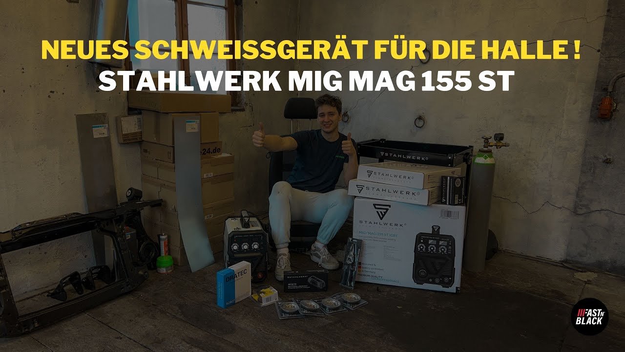 Stahlwerk MIG MAG 155 ST IGBT - Schweißgerät | Unboxing & Eindruck ...