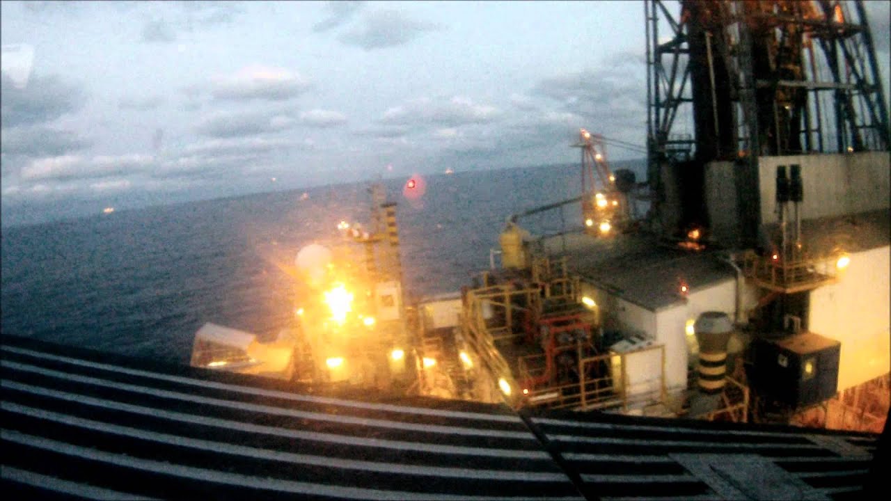 Landing on Transocean Winner - YouTube