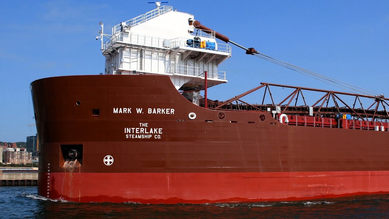 Mark W. Barker - New American Ship Visits Duluth for the First Time ...