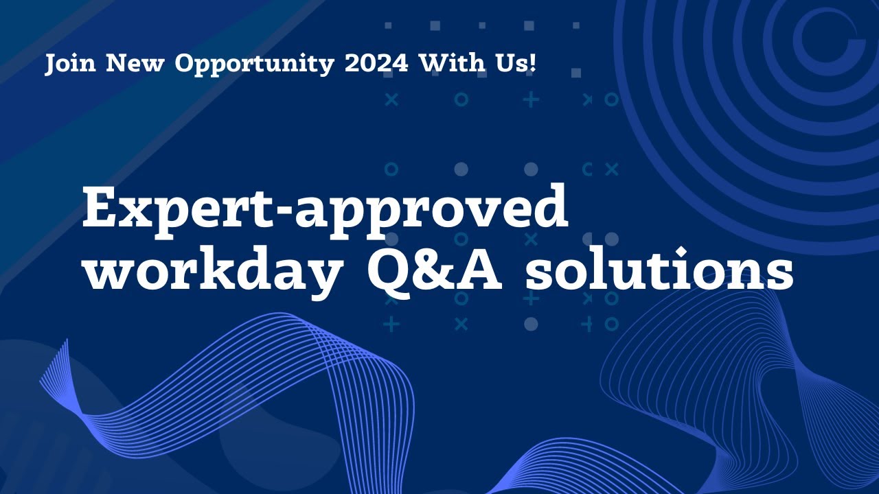 Master your job interview: Must-know workday Q&A answers 2024 - YouTube