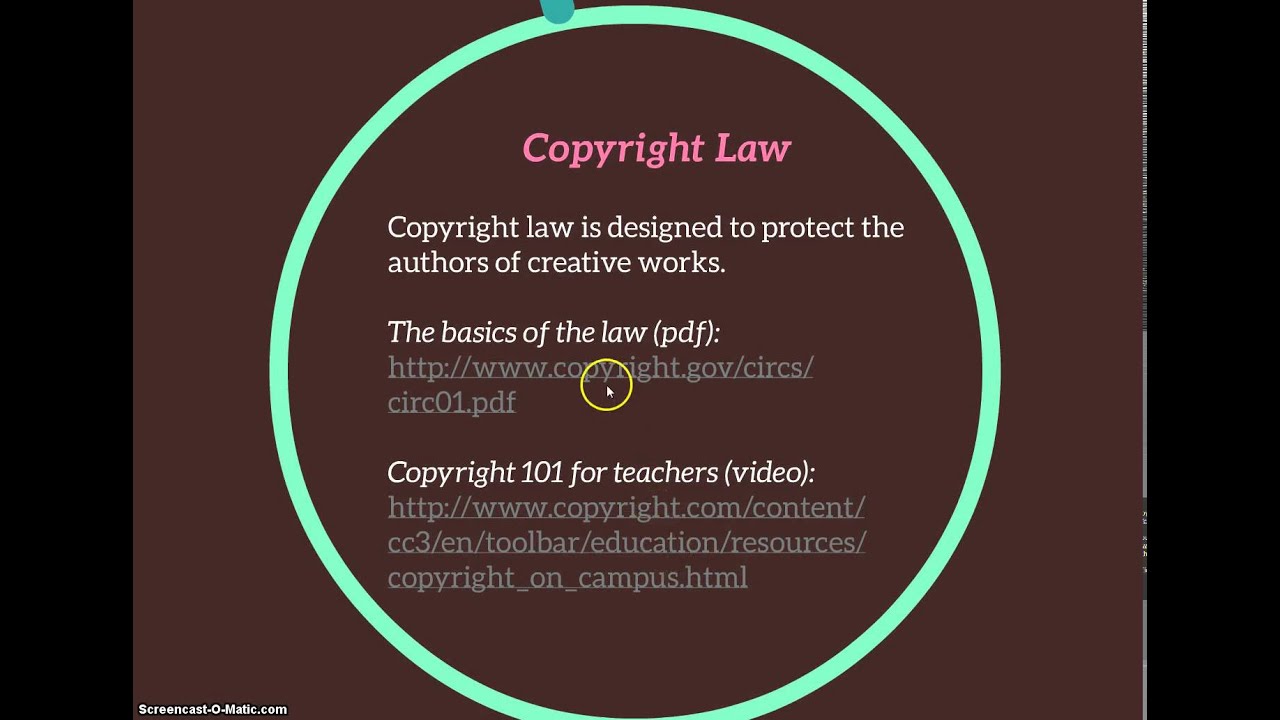 Creative Credit and Copyright - YouTube