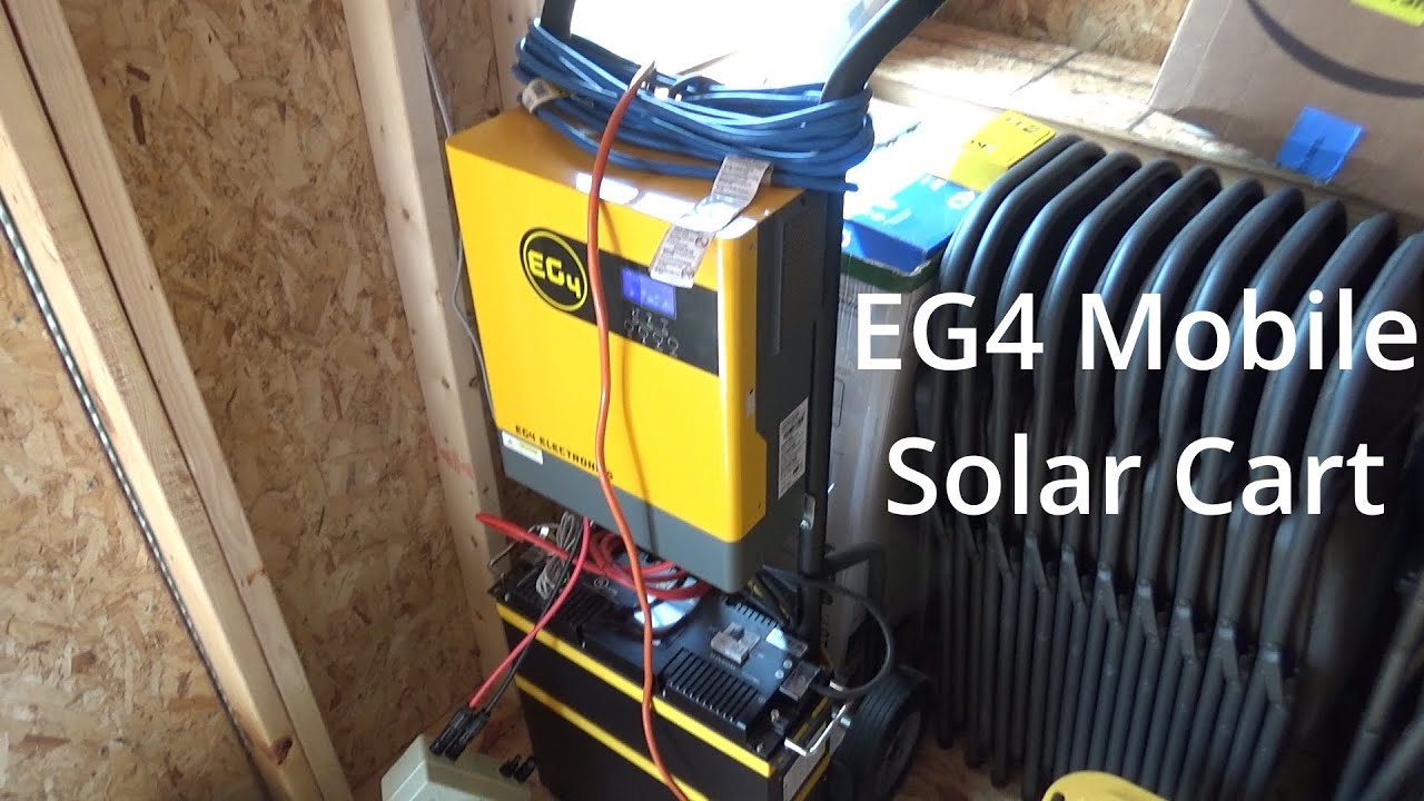 EG4 Mobile Solar Cart - YouTube