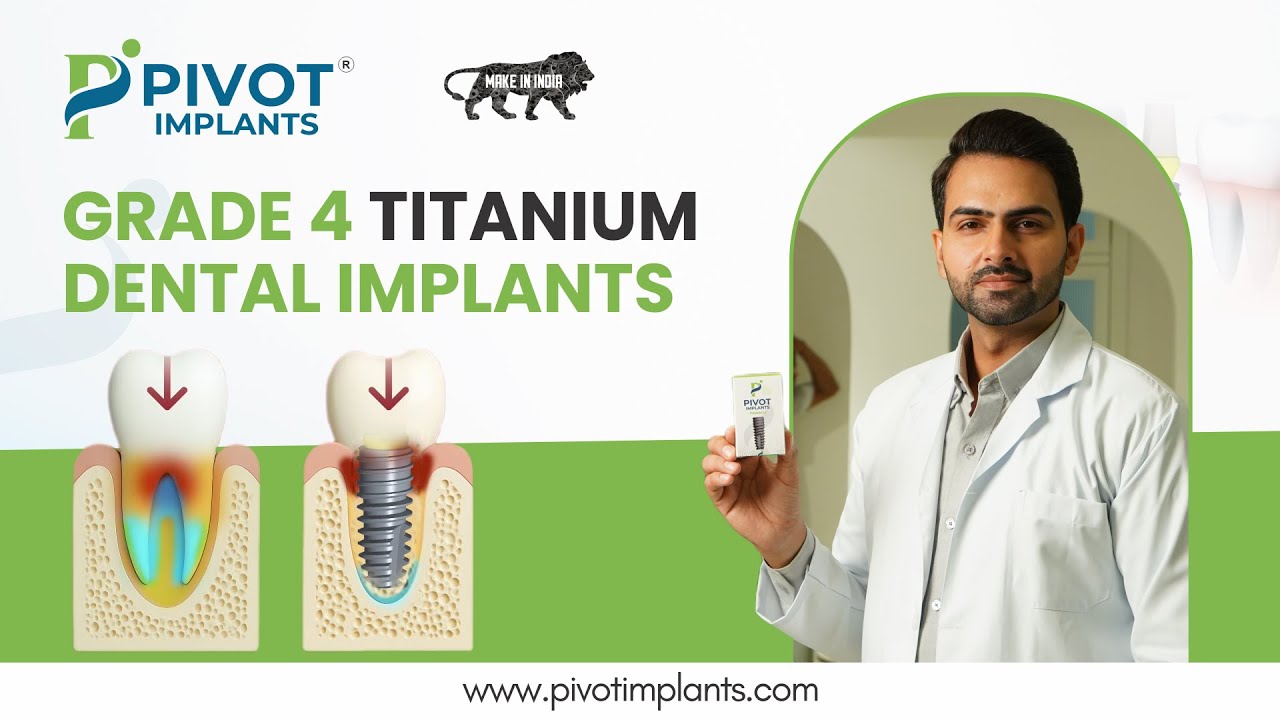Pivot Implants : Grade 4 Titanium Dental Implants - YouTube