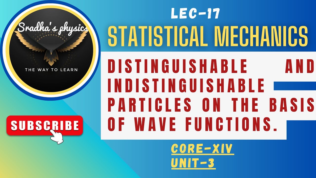 Distinguishable and Indistinguishable Particles on the basis of wave ...