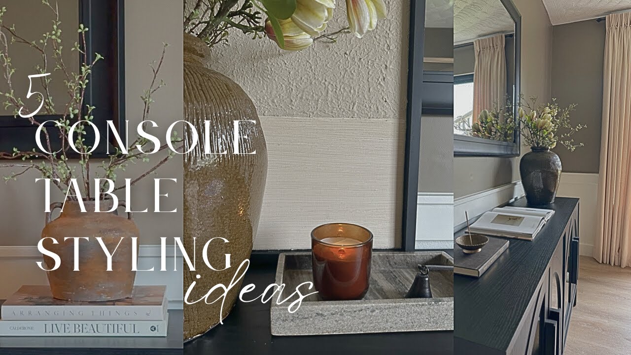 SPRING & SUMMER DECORATE WITH ME 2025 || CONSOLE TABLE SIDEBOARD ...