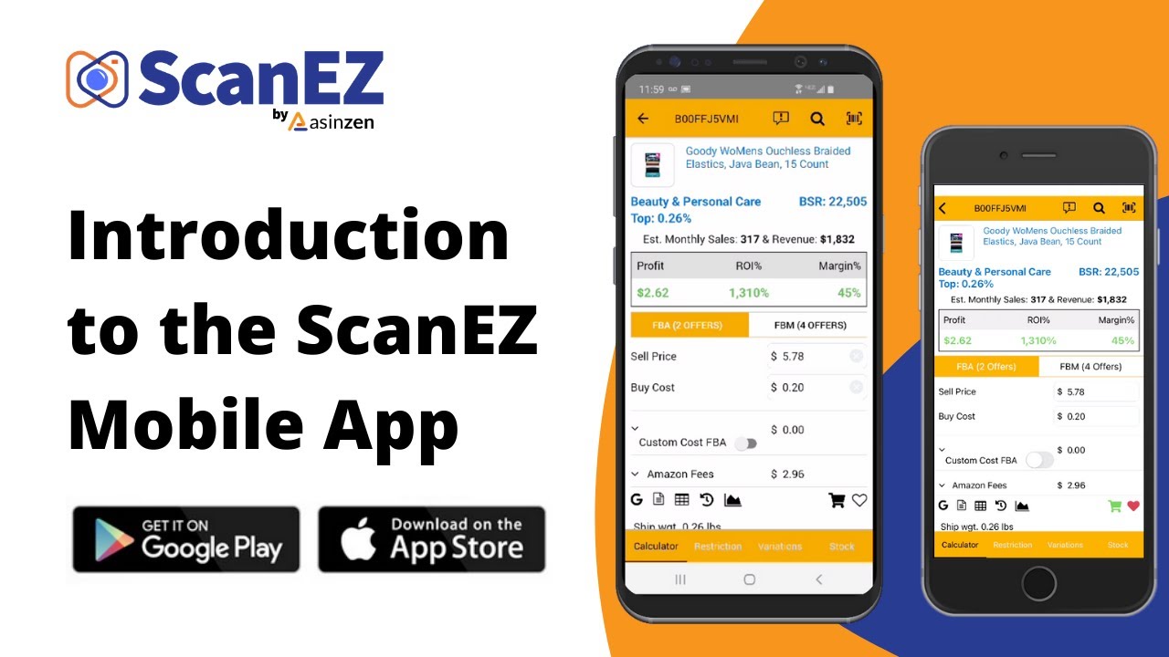 Introducing ScanEZ - the Amazon product research mobile app - YouTube