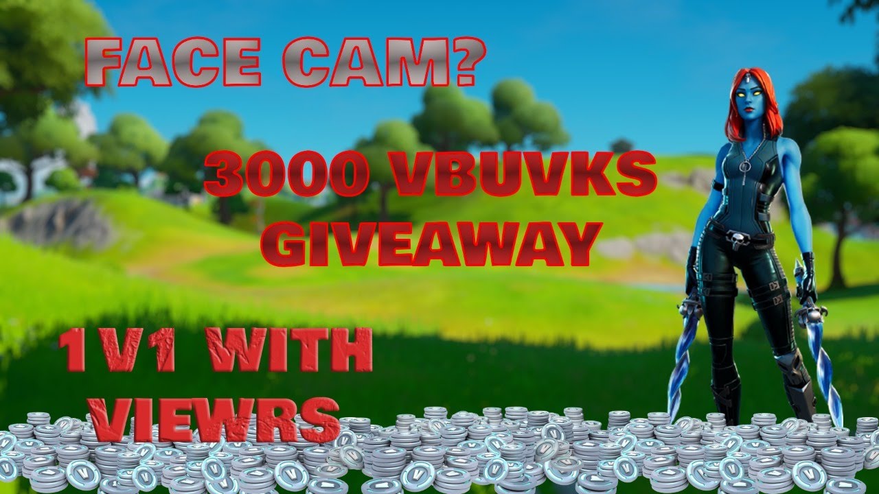 🔴1V1 WITH SUBS | FREE 3000 VBUCKS GIVEAWAY! | FORTNITE GRIND | FORTNITE ...