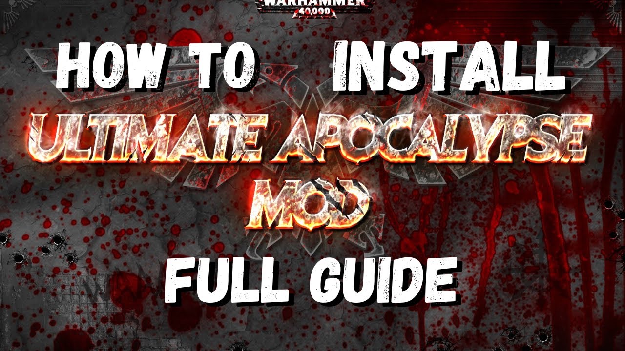 How to Install Dawn of War Ultimate Apocalypse Mod🔥 (2025) (Full Guide ...