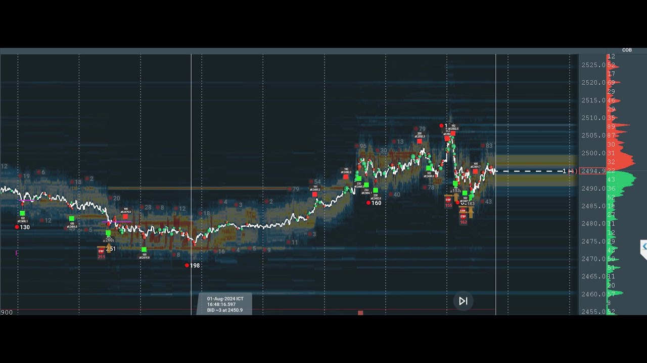 Chanel Bookmap Gold Live Stream - YouTube