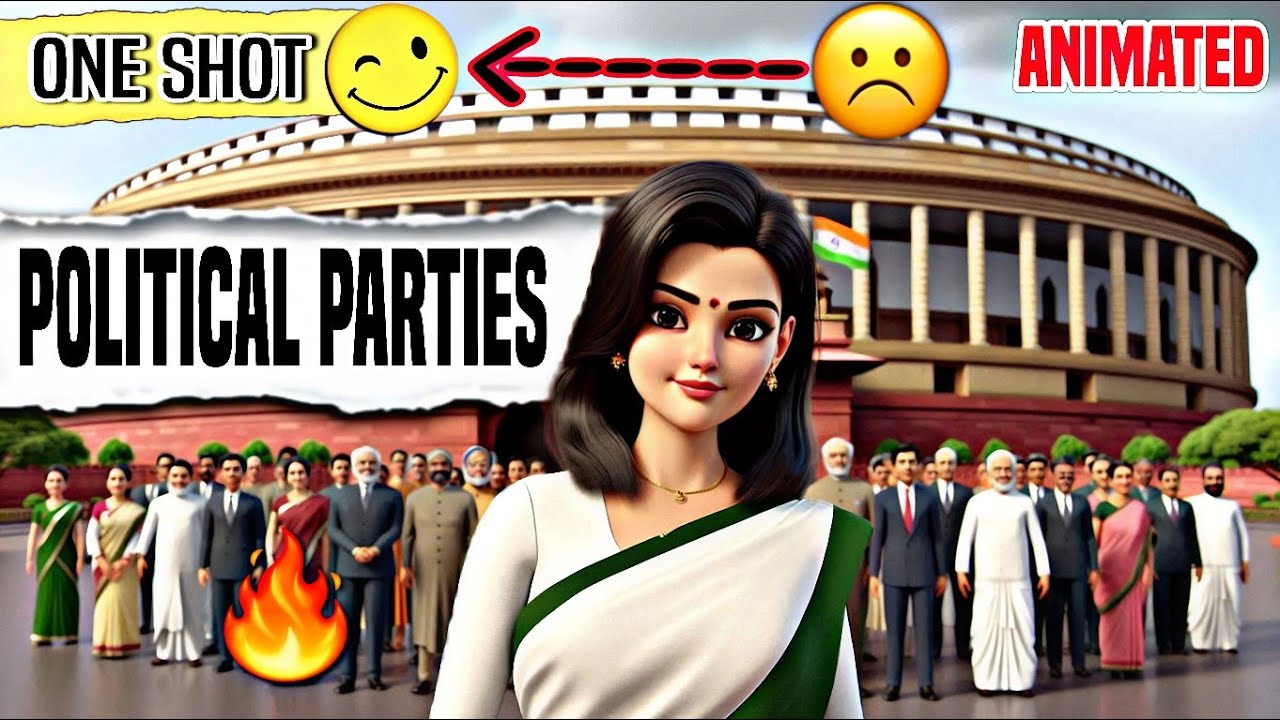 POLITICAL PARTIES CLASS 10 FULL CHAPTER | ANIMATION | DETAILED ...