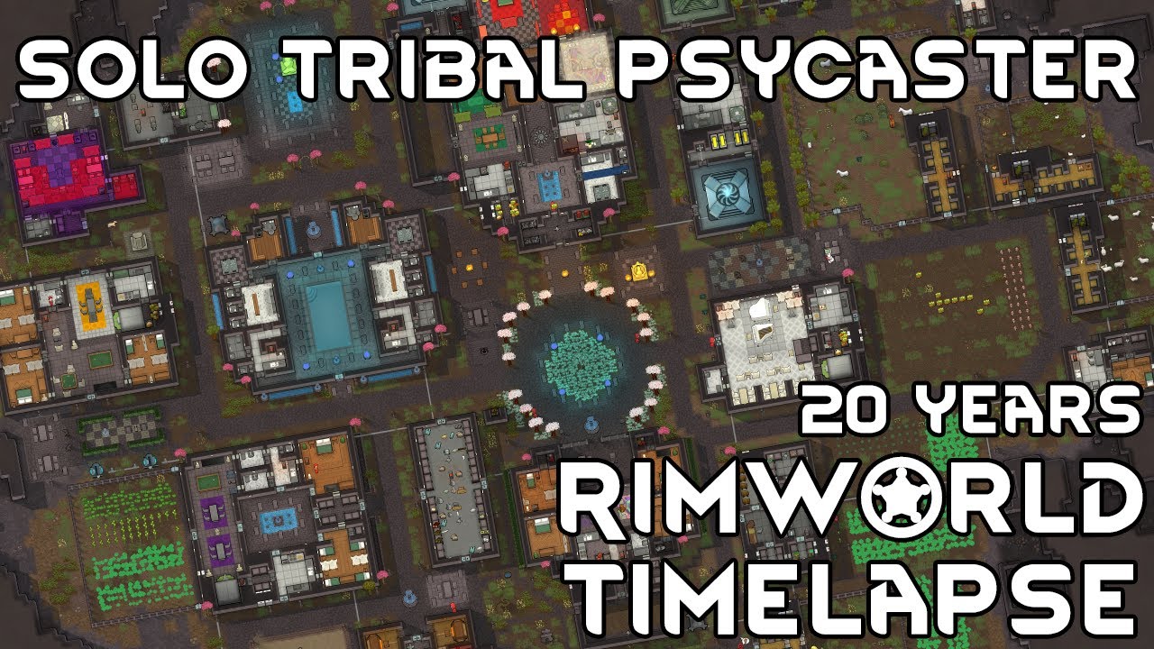Rimworld Timelapse - Solo Tribal Psycaster - YouTube