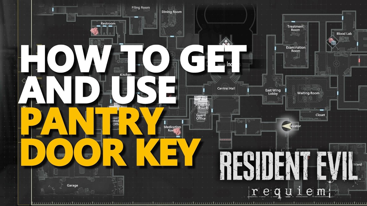 How to get and use Pantry Door Key Resident Evil Requiem 9 - YouTube