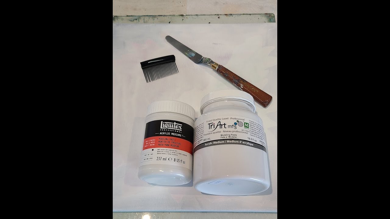 Modeling Paste Texture Technique Using a Comb! - YouTube