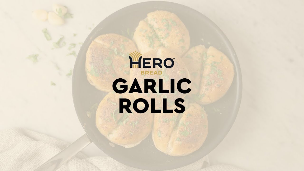 Garlic Rolls Recipe | Hero Bread - YouTube