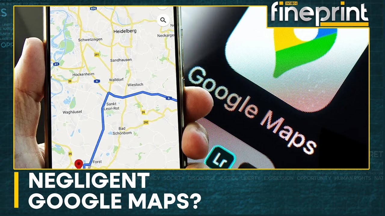 Google Maps drives man to death | World News | WION Fineprint - YouTube