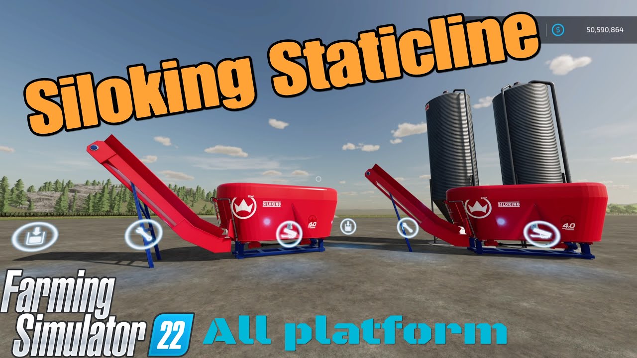 Siloking Staticline / Mod for all platforms on FS22 - YouTube