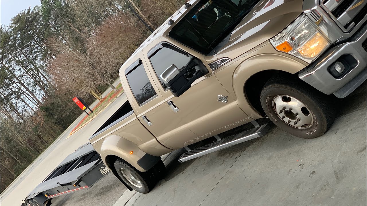 TRAINING NEW NON CDL HOT SHOT DRIVER F350/ 2 CAR 36ft BUMPER PULL FLAT ...