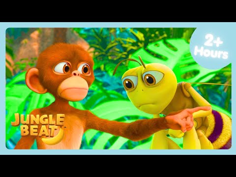 Ape nel suo berretto! 🤣 Jungle Beat Cartoni animati di scimmie per bambini 🙈 | WildBrain Italiano