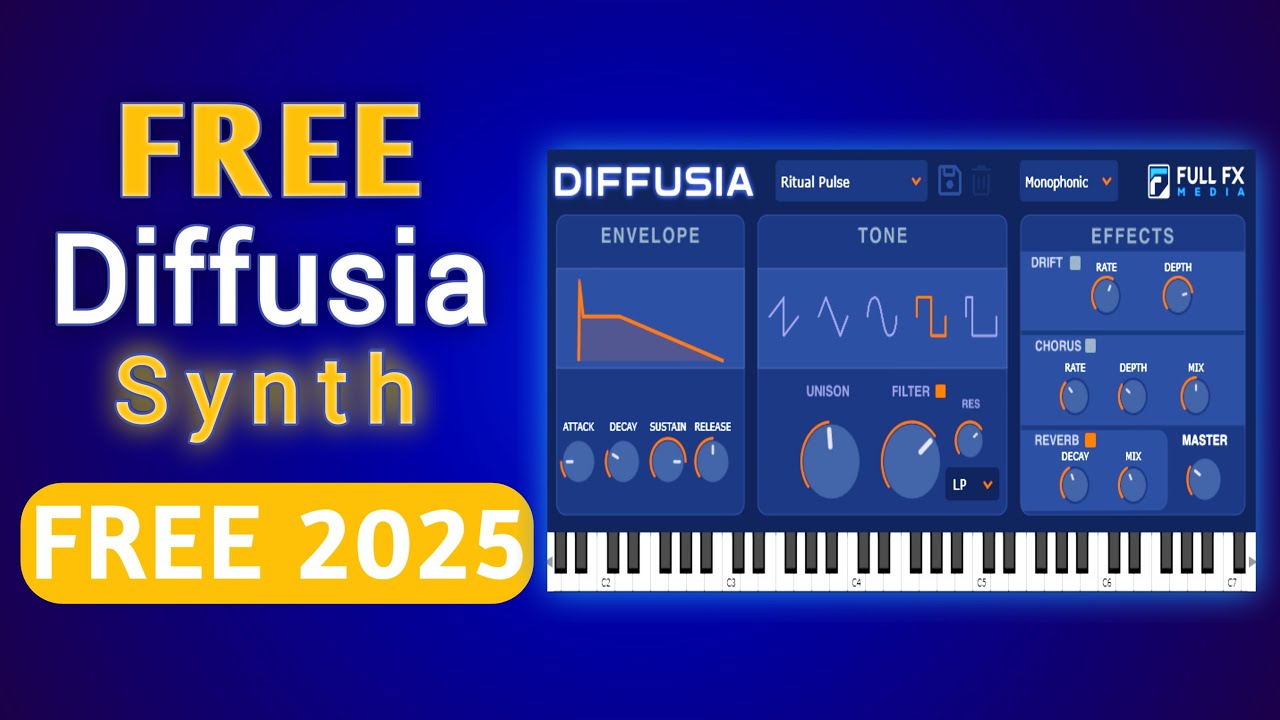 INSANE Free Drone Synth! Diffusia VST Plugin Sounds Unreal! - YouTube