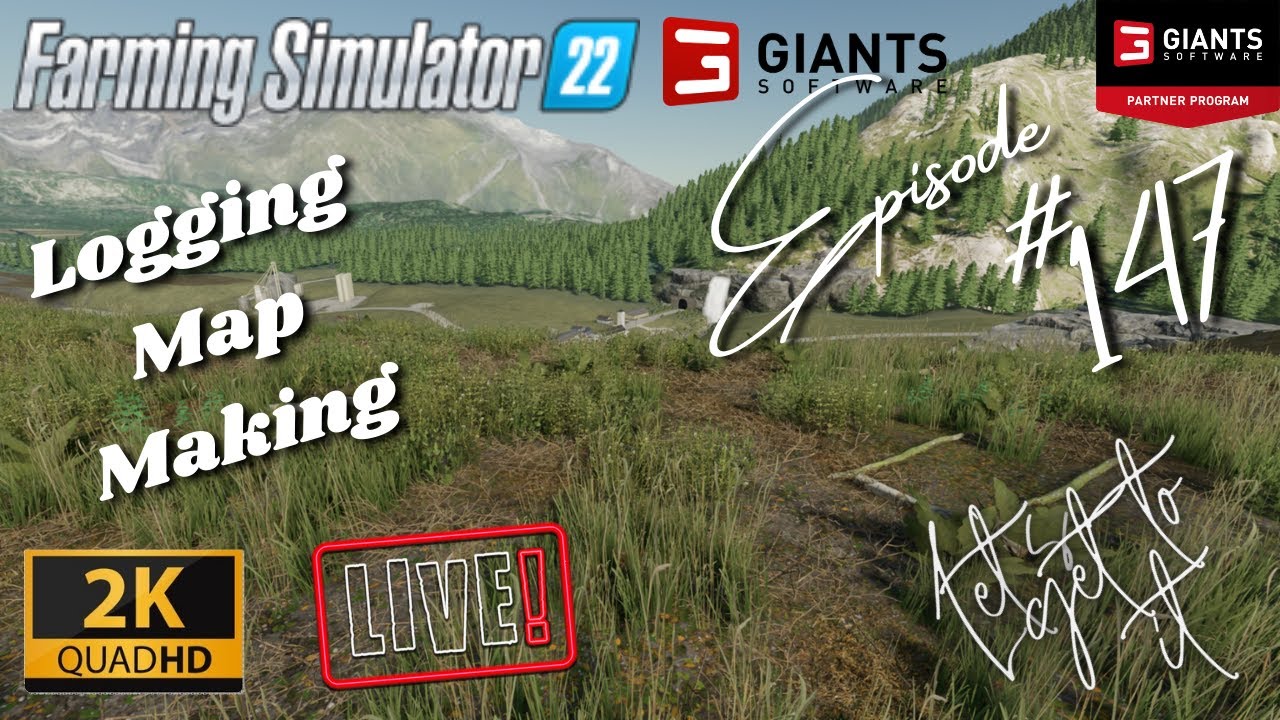Farming Simulator 22 Forestry AKA Logging map making, forest ground ...