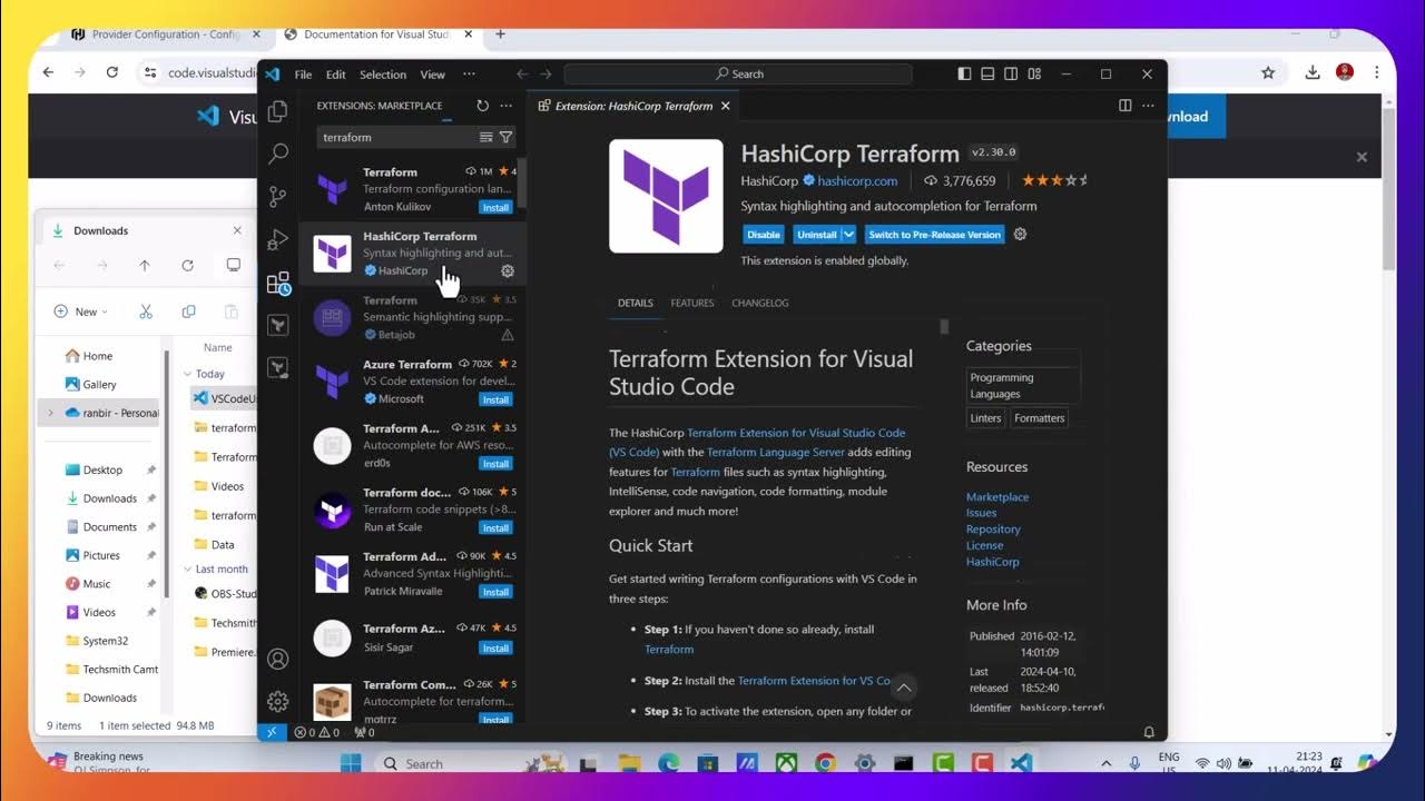 002 - Terraform Visual Studio Code - YouTube