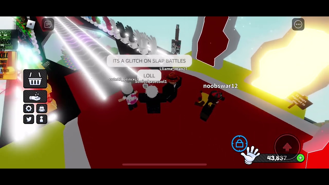 @Tencell A glitch makes me look like I hack (slap battles) - YouTube