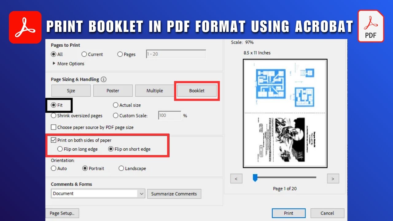 How to Print Booklet in PDF Format using Adobe Acrobat 2026 - YouTube