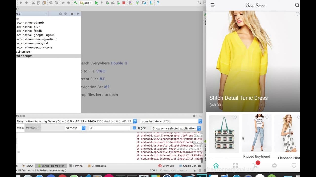 MStore 3.0 - Demo install by XCode & Android Studio - YouTube