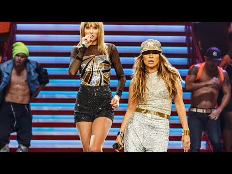 Taylor Swift being a Jennifer Lopez fan for 2 minutes straight