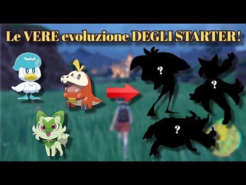 le VERE evoluzioni DEGLI STARTER di Pokemon Scarlatto e Violetto! - YouTube