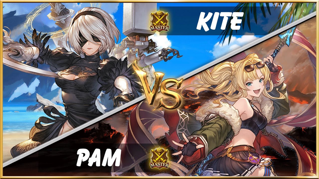 GBVSR - Kite [2B] vs. Pam [Zeta]⭐Masters Ranked Matches⭐ - YouTube