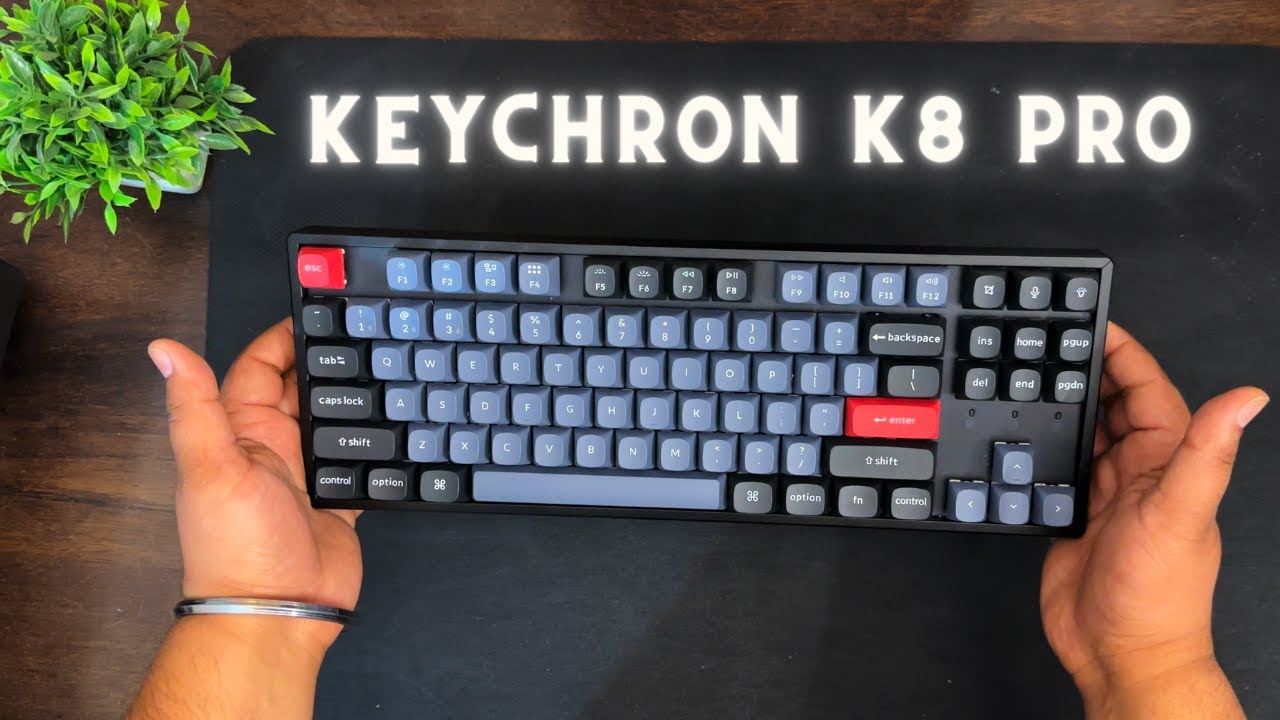 Keychron K8 Pro - The Best Wireless Mechanical Keyboard - YouTube