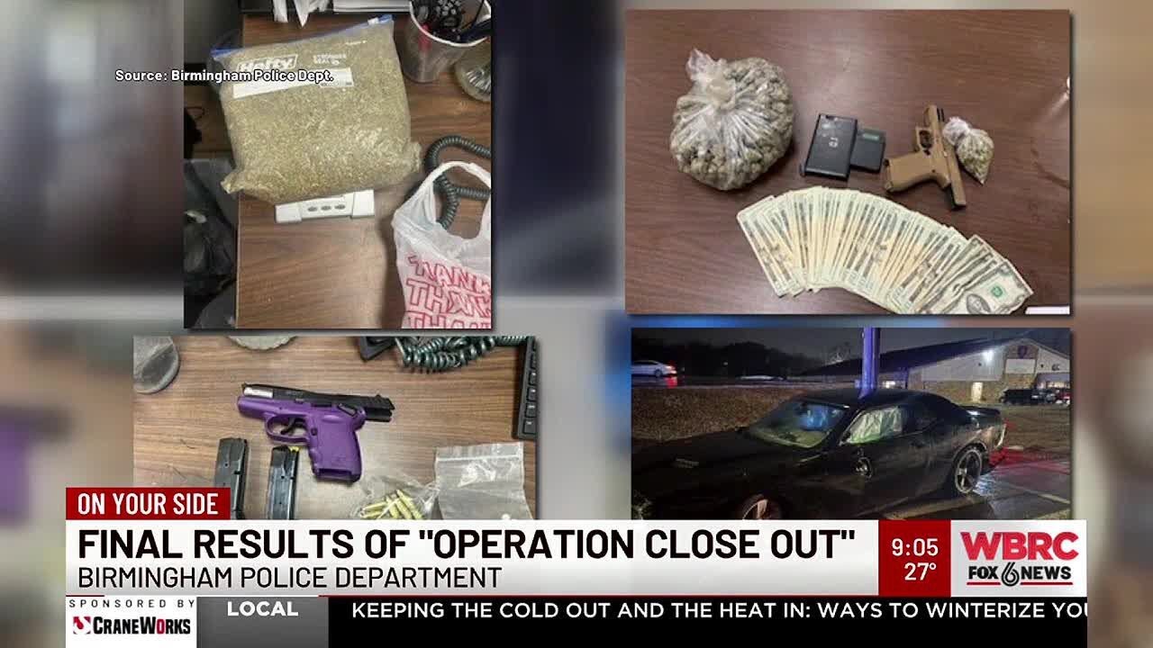 Final results of 'Operation Close Out' in Birmingham - YouTube