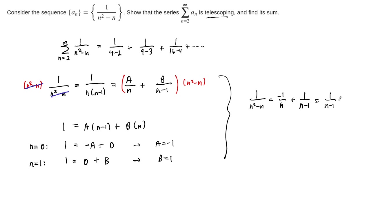 Example A Telescoping Series YouTube