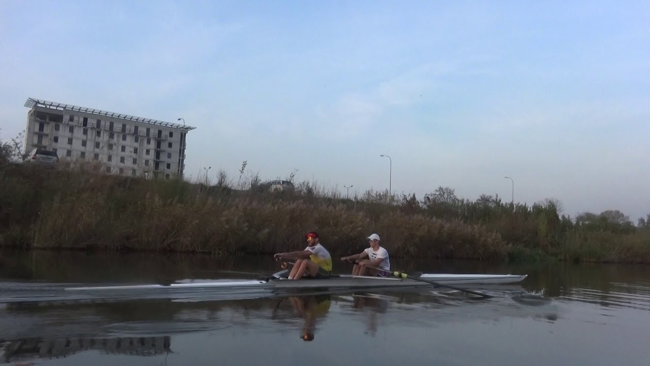 rowing pair 500m race pace - YouTube