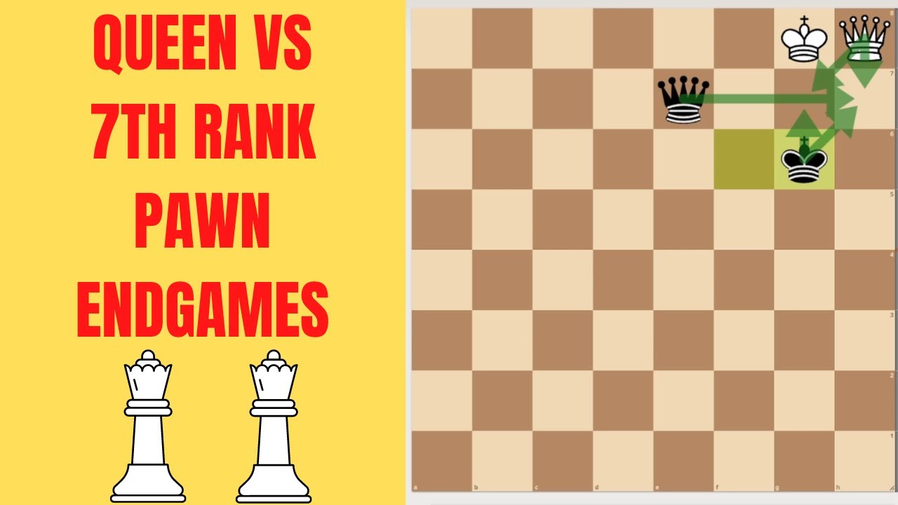 All the techniques you need to win queen vs pawn endgames! - YouTube